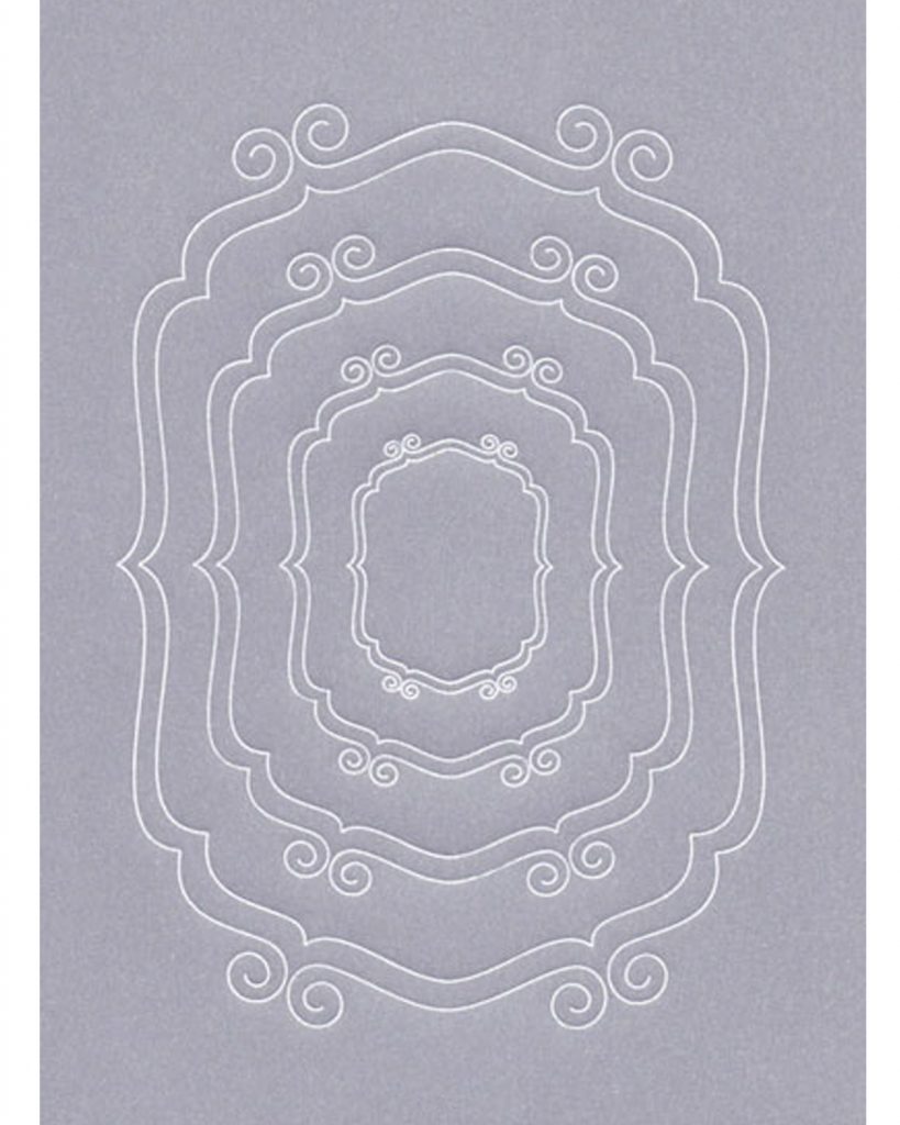 TP3502E Swirly Frames 2 White - Parchment Worldwide